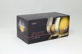 Crystalex sklenice Amoroso 340 ml 2 ks