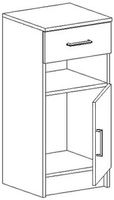 Předsíňová stěna MÁŠENKA I jasan šimo
