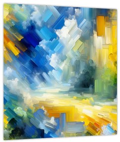 Obraz - Abstraktní slunečný den (30x30 cm)