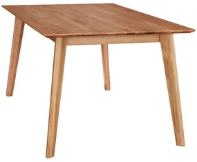 Dubový skládací stůl 95x160-245 cm Akron dub matný