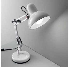Ideal Lux - Stolní lampa 1xE27/40W/230V bílá