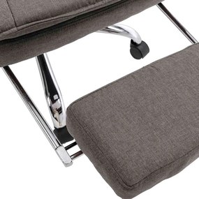 Kancelářská židle šedá textil 20369