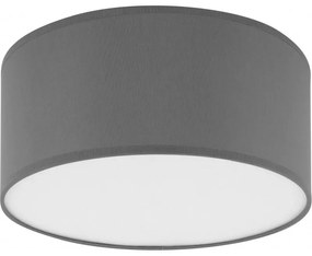 TK-LIGHTING Stropní přisazené osvětlení RONDO, 4xE27, 60W, 45cm, kulaté, šedé 1087