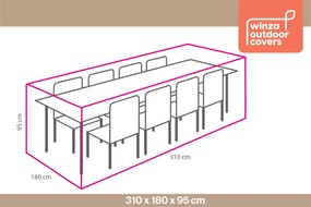 Obal na jídelní soupravu obdelník 310x180x95 cm Winza