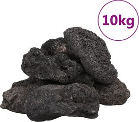 vidaXL Sopečné kameny 10 kg 10–30 cm [155323] Barva: Červená