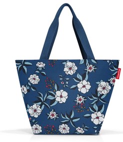 Nákupní taška přes rameno Reisenthel Shopper M Garden blue