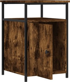 vidaXL Noční stolek 40 x 42 x 60 cm kompozitní dřevo [826037] Barva: kouřový dub
