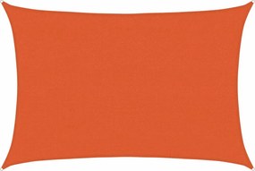 Stínící plachta 160 g/m² oranžová 3,5 x 5 m HDPE 311682