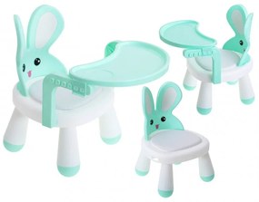 5845_1 Multifunkční dětská židle - Bunny Chair Modrá