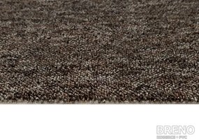 Breno Metrážový koberec ULTRA 46 hnědý, šíře 400 cm, Hnědá