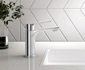 Aqualine Aqualine, SINTRA umyvadlová baterie s otočnou hubicí, černá mat, SX001B