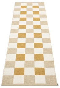 Vinylový koberec Pappelina PIX Beige/Vanilla/Ochre velikost: 70x240cm