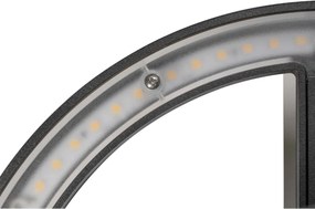 LA 1007918 Q-RING nástěnné svítidlo, 3000 K FÁZE, IP65, černá - BIG WHITE (SLV)