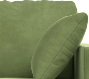 Set pohovek 2 ks Světlá zelená samet 3407598