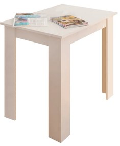 Kondela Jídelní stůl, bílá, 86x60 cm, TARINIO