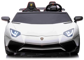 Dětské elektrické autíčko Lamborghini Aventador SV 400W bílé