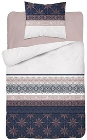 Detexpol Bavlněné povlečení 140x200 glamour ornaments powder blue 3835 B Bavlna 88