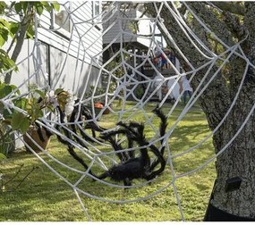 Dekorace Halloween obří pavouk 90 cm černá Malatec 21832