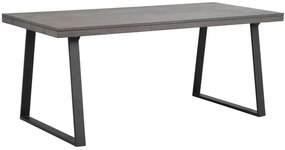 OnaDnes -20% Tmavě hnědý dubový jídelní stůl ROWICO BROOKLYN I. 170 x 95 cm