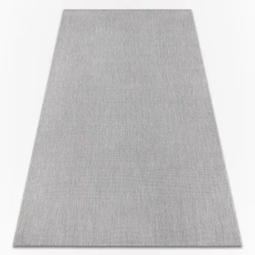 koberec FLAT 48663/320 SISAL šedá HLADKÝ velikost 200x290 cm | krásné koberce cz
