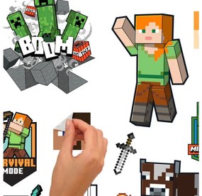 Nalepovací dekorace MINECRAFT do dětského pokoje