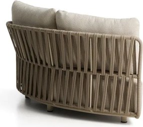 Béžová/taupe zahradní modulární pohovka 167 cm Osani – Kave Home