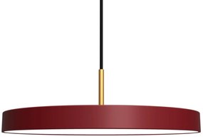OnaDnes -20% Umage Vínově červené kovové závěsné světlo Asteria Ø 43 cm