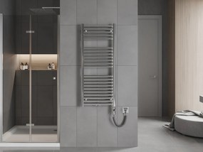 Mexen Hades, elektrické topné těleso 1200 x 500 mm, 600 W, chromová, W104-1200-500-2600-01