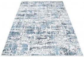 Moderní kusový koberec DAKOTA YE74A abstraktní modrý Rozměr: 116x168 cm