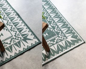 ELLE Decoration, Kusový koberec Gemini 106020 Green z kolekce Elle – na ven i na doma, 80x150, zelená, chodba / předsíň
