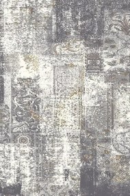 Kusový koberec Sewing popiel 133 x 190 cm