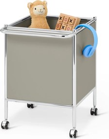 Tchibo - Kovový vozík »Cn3 Kids« s kolečky, světle šedá