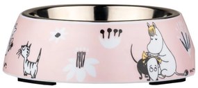 Miska pro psy Moomin Pets S, růžová