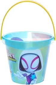 Sada na písek Spiderman transparentní / 5 dílů / Plast / od 3 let