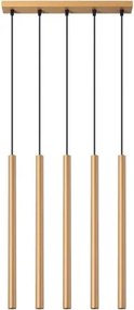 Závěsná lampa SOLLUX PASTELO 5L zlatá G9 5x8W bez žárovky SL.1173