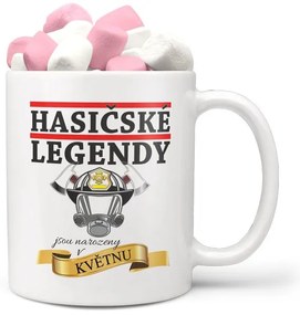 Hrnek Hasičské legendy (Měsíc: 05 – Květen, Náplň hrníčku: Marshmallow)