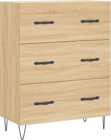 Skříň highboard dub sonoma 69,5 x 34 x 180 cm kompozitní dřevo 3189376