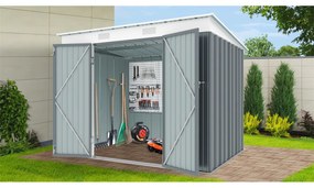 Riwall PRO RMSP 6x8 Anthracite zahradní domek kovový 2,4 x 1,8 m s pultovou střechou antracit