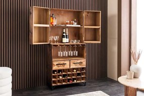 Designová barová skříňka Winebar 160 cm borovice