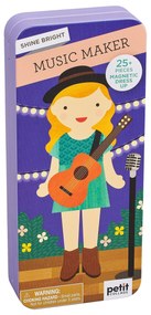 Petit Collage Petitcollage Magnetické puzzle Muzikantka - poškozená kovová krabička