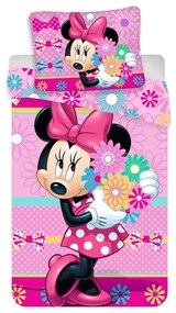 Bavlněné dětské povlečení na jednolůžko 140x200 cm Minnie – Jerry Fabrics