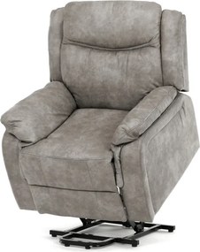 Polohovací křeslo šedé, elektrické TV-Q8668 GREY3