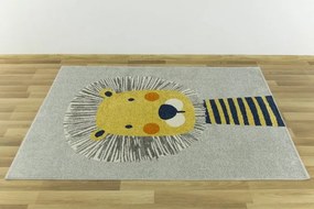 Dětský koberec EMILY KIDS 2360A Lev šedý