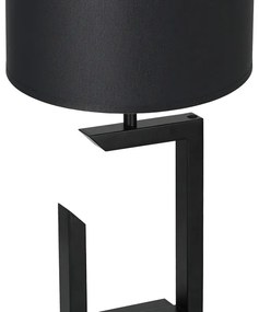 Stolní lampa 1xE27/60W/230V 45 cm černá/bílá