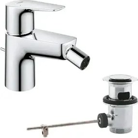 Grohe Start Edge - Bidetová baterie s výpustí chrom