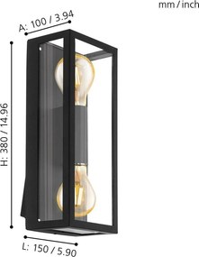 EG 98273 Venkovní nástěnné svítidlo ALAMONTE 1 98273 - EGLO