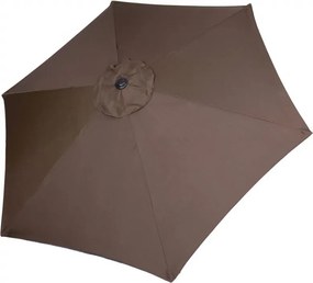 Zahradní slunečník 250 cm, hnědý SPRINGOS SUNNY GU0023