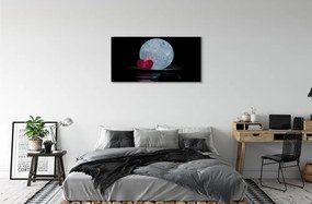 Obrazy na plátně Srdcem Měsíce 100x50 cm