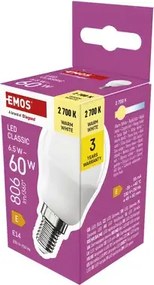 GP MET LED žárovka Mini Globe 6,5W E14 teplá bílá / LED žárovka / 806