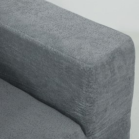 HOMCOM rohová modulární sedačka U‑tvar s rozkladem, 294 × 165 × 70 cm — hluboká široká sedadla, čtyřmístná sedačka s nadýchanými sedáky, lněný vzhled…